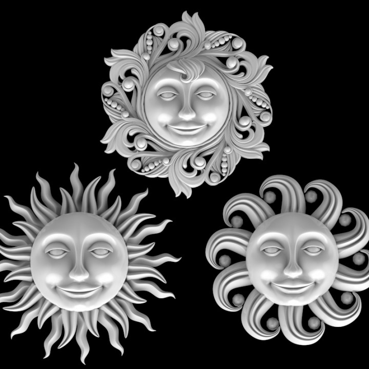 3D Printable sun by Dmitrii Tishchenkov