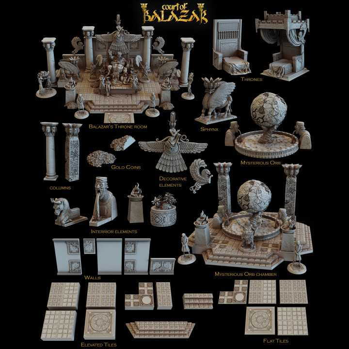 3D Printable Palace of Pleasure - Terrain Collection | Balazar's ...