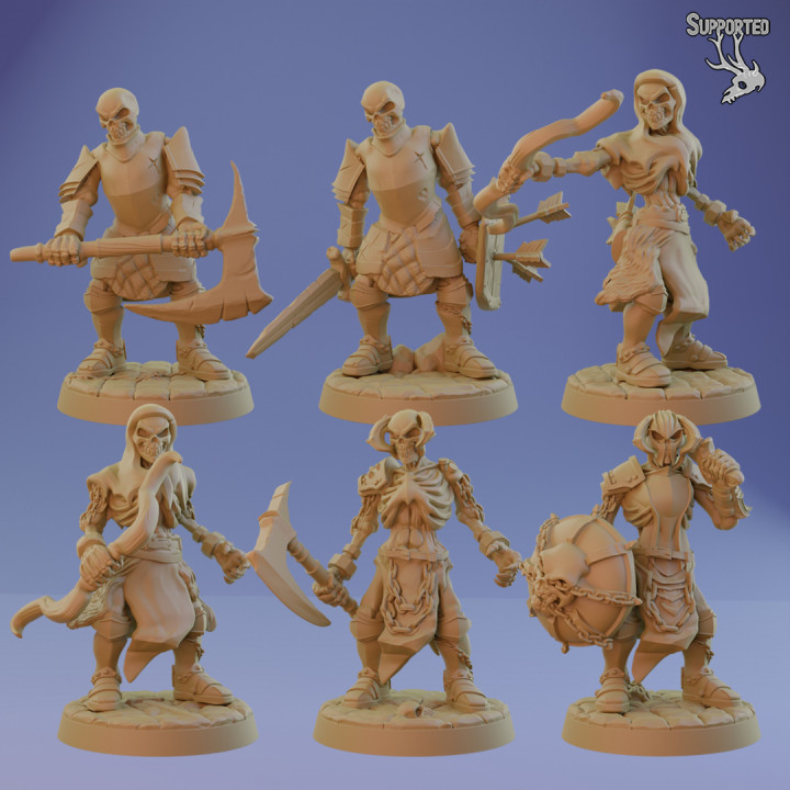 3D Printable Undead Army (March Bundle) by Zio