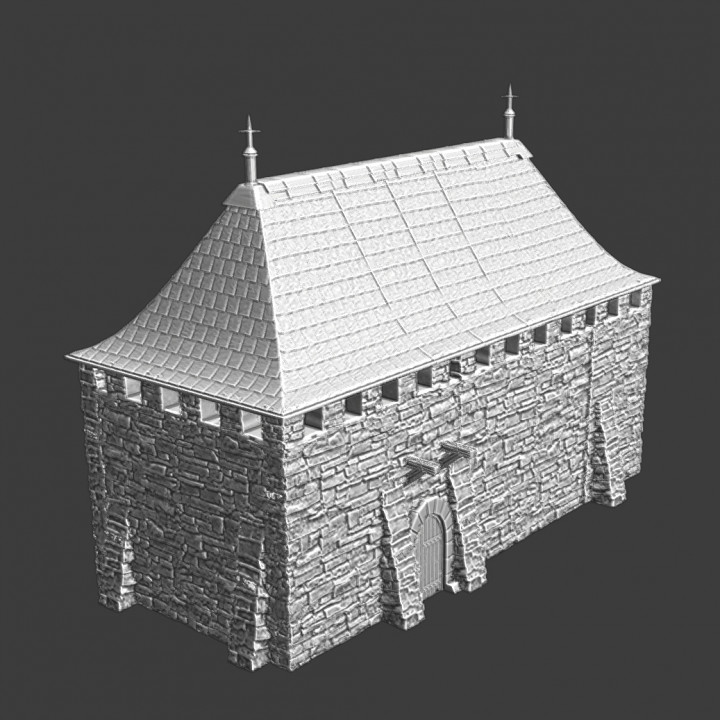 3D Printable Medieval Fortified Manor model by Northern Crusades Miniatures