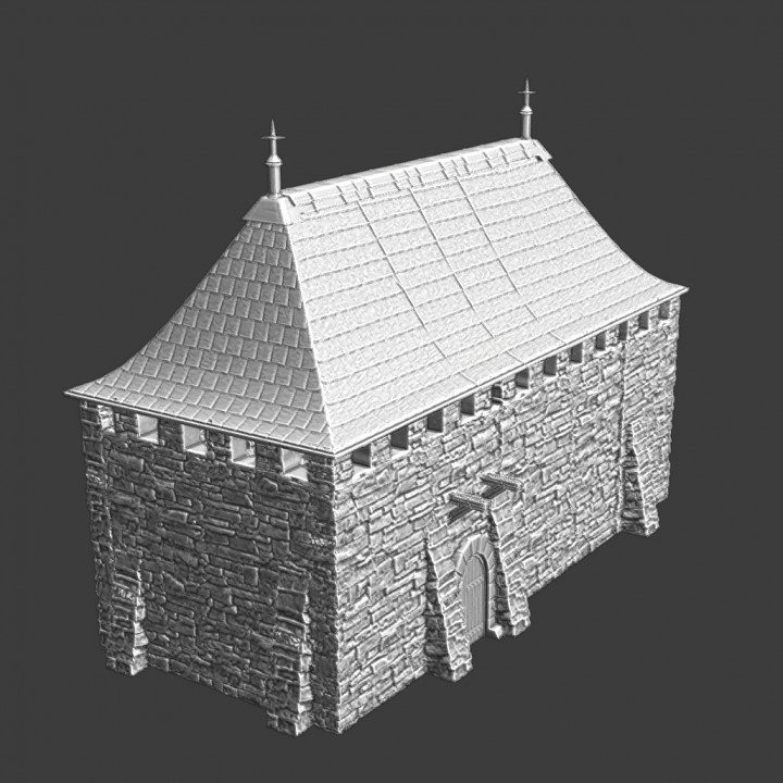 3D Printable Medieval Fortified Manor model by Northern Crusades Miniatures