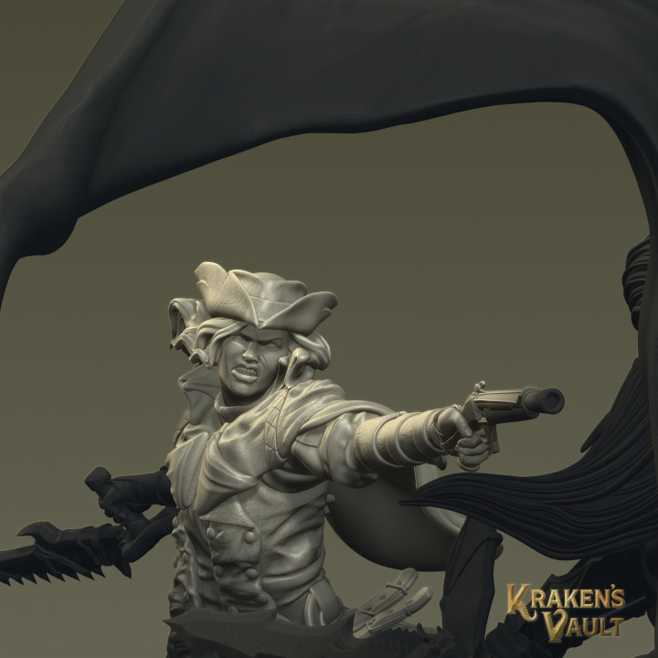 3D Printable Hunter Showdown by Kraken's Vault