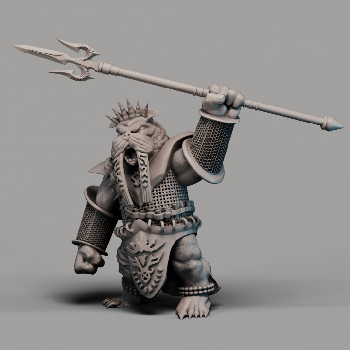 3D Printable Something from the Deep - Cerberus Kraken, Sharks ...