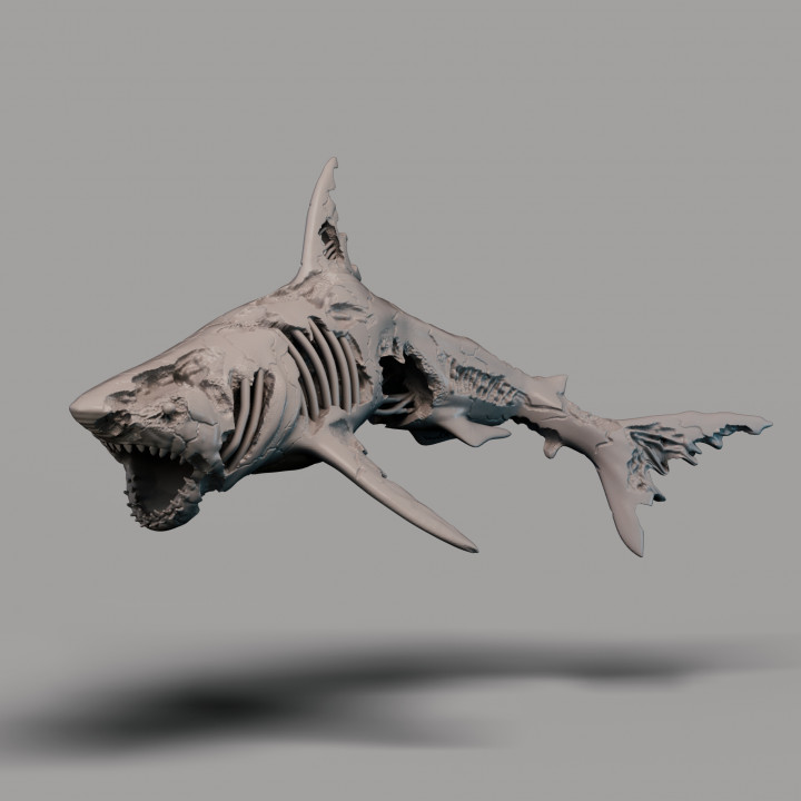 3D Printable Something from the Deep - Cerberus Kraken, Sharks ...