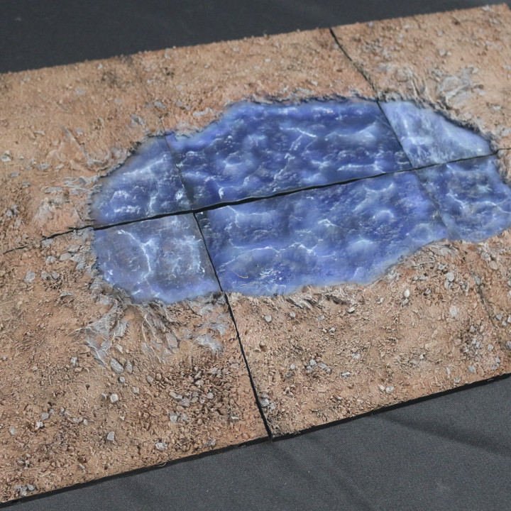 3D Printable 3D Printable Water Terrain | 6" x 6" Tiles | STL Files ...