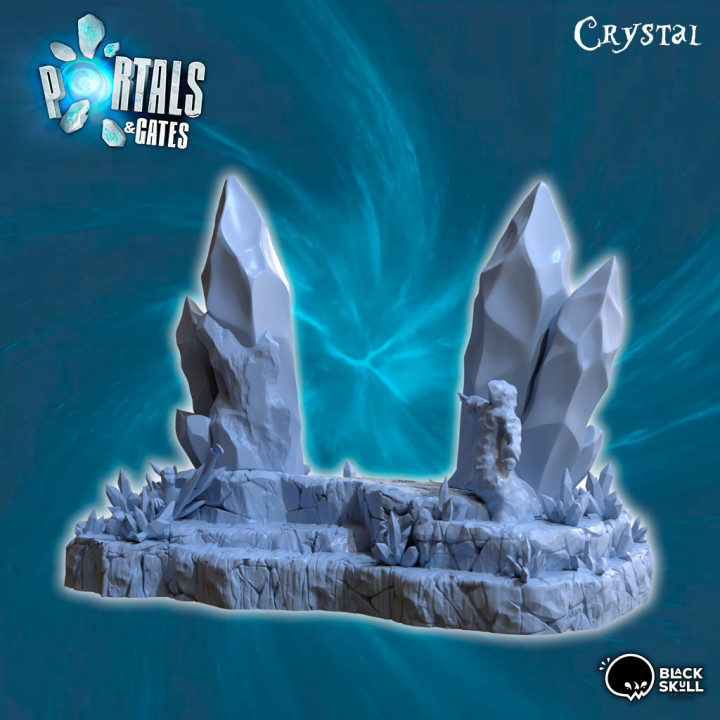 3D Printable Crystal Portal by Black Skull Studio
