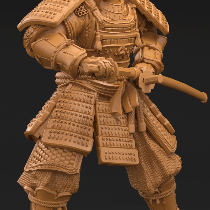 3D Printable Samurai by 3DArtGuy