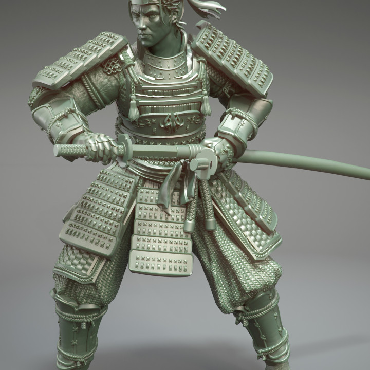 3D Printable Samurai by 3DArtGuy
