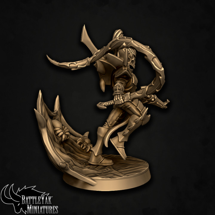 3D Printable Starweaver Strand Guardian C by Battle Yak Miniatures