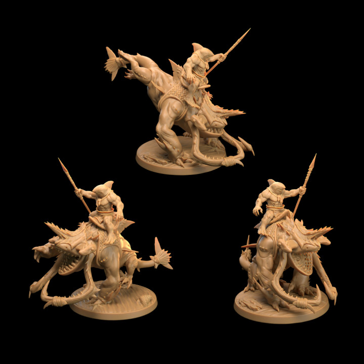 3D Printable The Sea Lords Tide Army | Soldier Tier | PRESUPPORTED ...