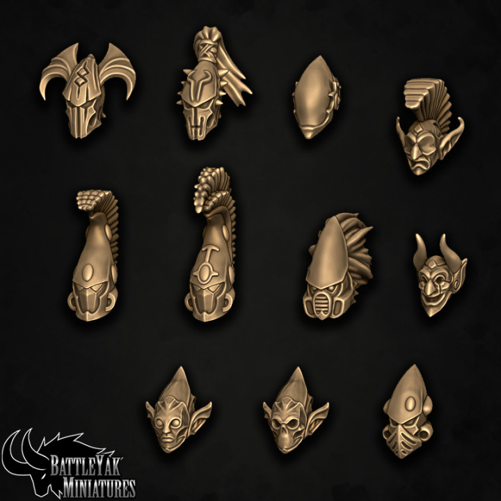 3D Printable Starweaver Strand Guardian F by Battle Yak Miniatures