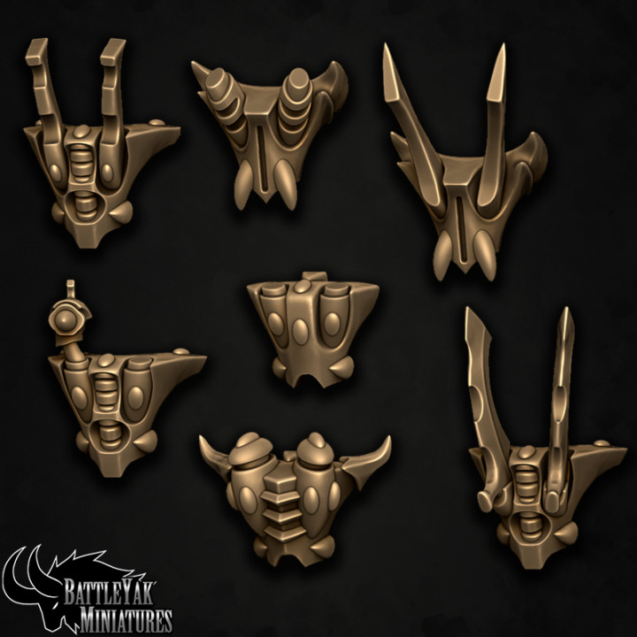 3D Printable Starweaver Strand Guardian F by Battle Yak Miniatures