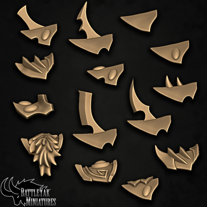 3D Printable Starweaver Strand Guardian F by Battle Yak Miniatures