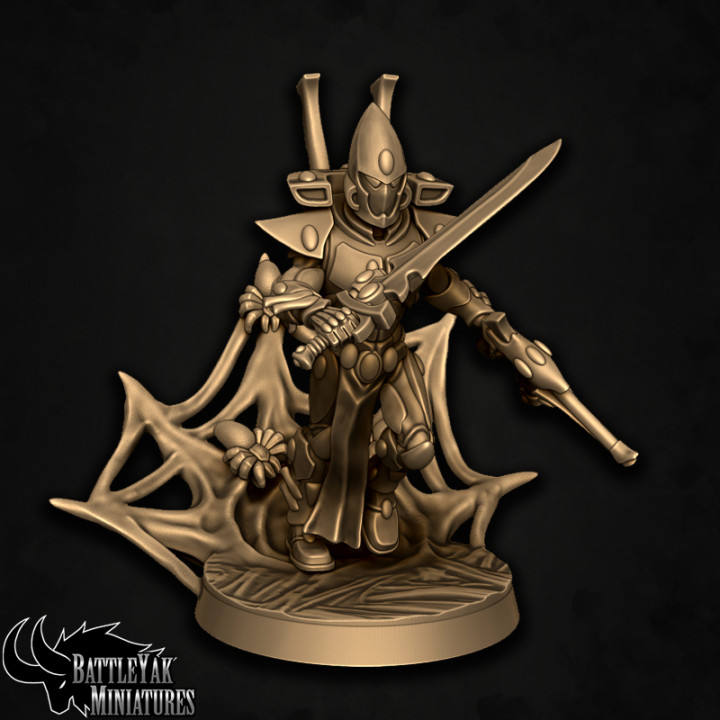 3D Printable Starweaver Strand Guardian F by Battle Yak Miniatures