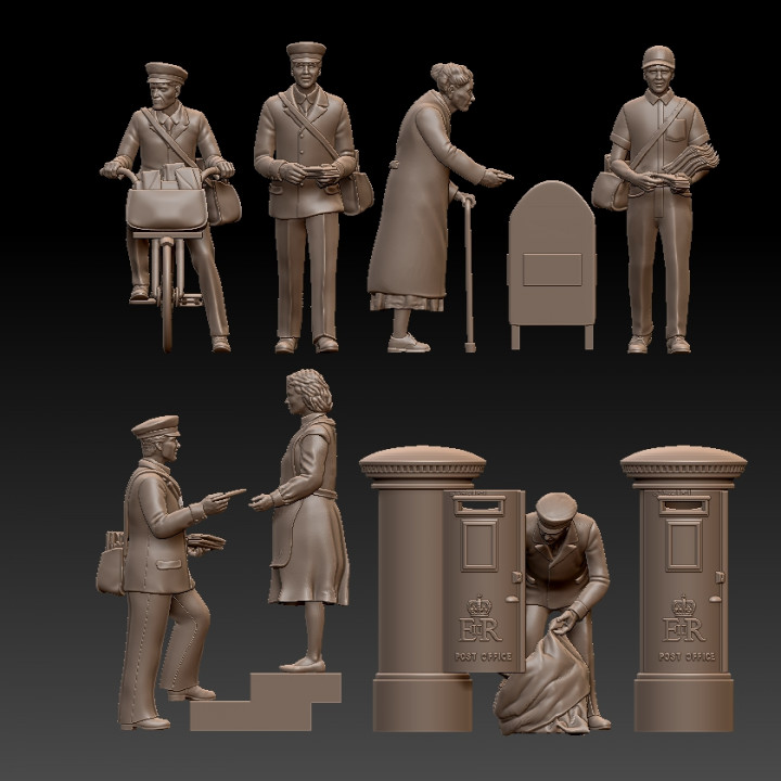 3D Printable POSTMEN by Dmitry Tishchenkov