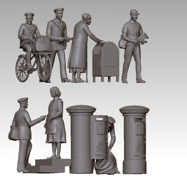 3D Printable POSTMEN by Dmitry Tishchenkov