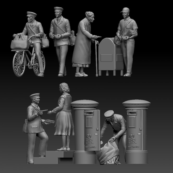 3D Printable POSTMEN by Dmitry Tishchenkov
