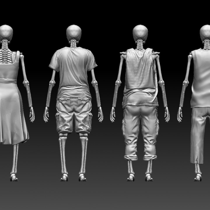 3D Printable skeleton by Dmitry Tishchenkov