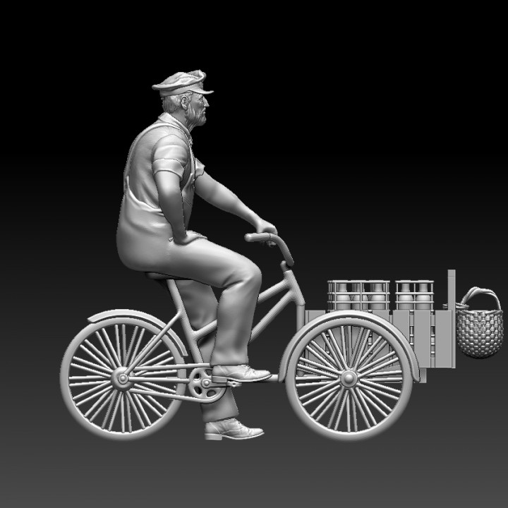 3D Printable cyclist by Dmitrii Tishchenkov