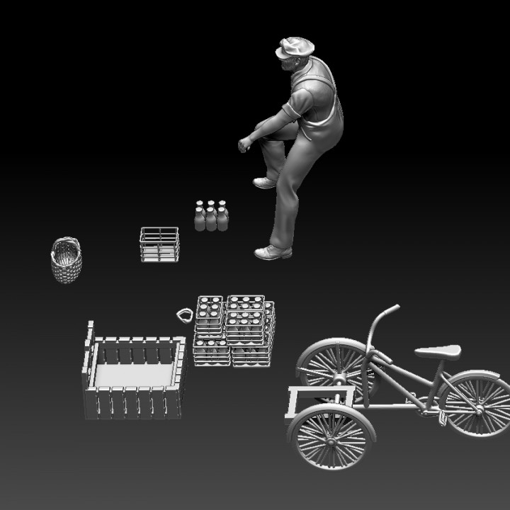 3D Printable cyclist by Dmitrii Tishchenkov