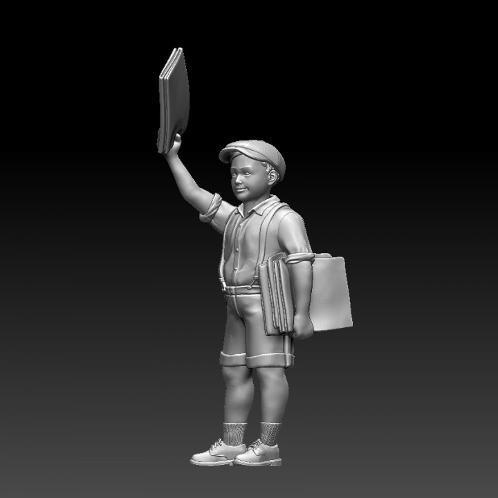 3D Printable newspaper seller by Dmitrii Tishchenkov