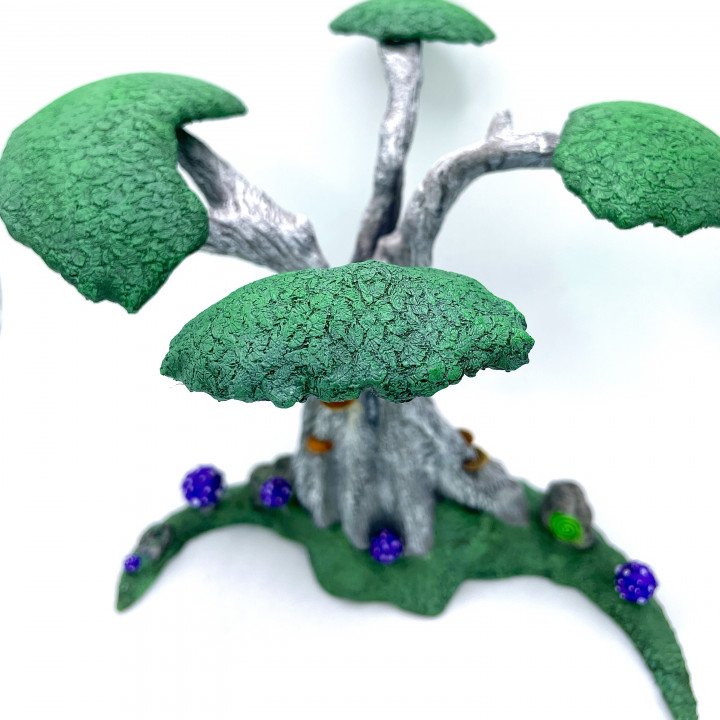 3D Printable Set of 3 Wild Forest (Tree) by Custom Miniature Maker