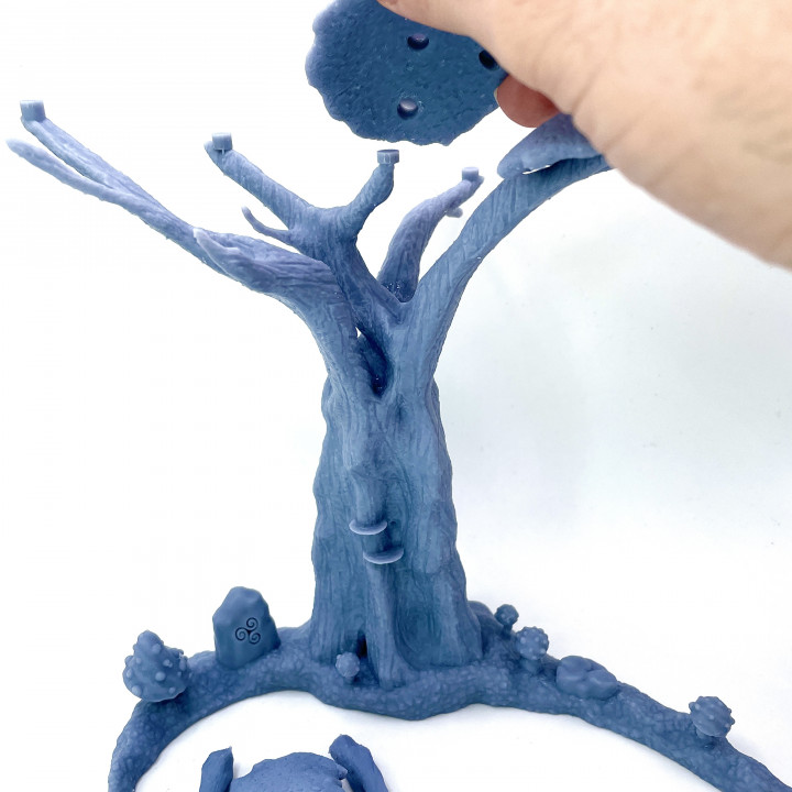 3D Printable Set of 3 Wild Forest (Tree) by Custom Miniature Maker