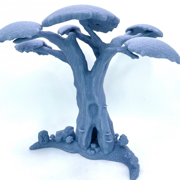 3D Printable Set of 3 Wild Forest (Tree) by Custom Miniature Maker