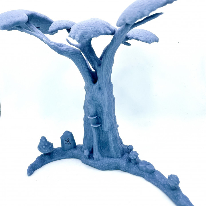 3D Printable Set of 3 Wild Forest (Tree) by Custom Miniature Maker