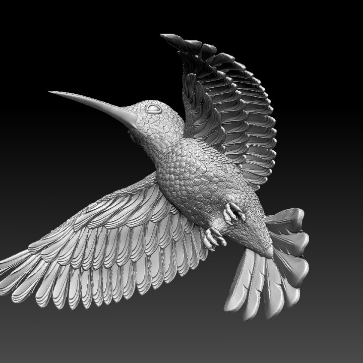 3D Printable colibri humming bird by Tishchenkov Dmitrii