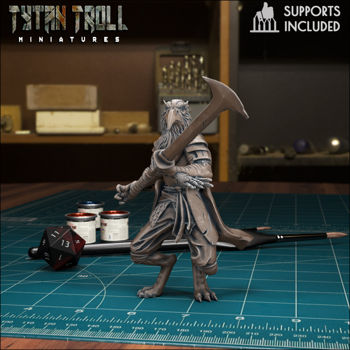 3D Printable DnD Heroes Fighters Bundle [Pre-Supported] by TytanTroll ...