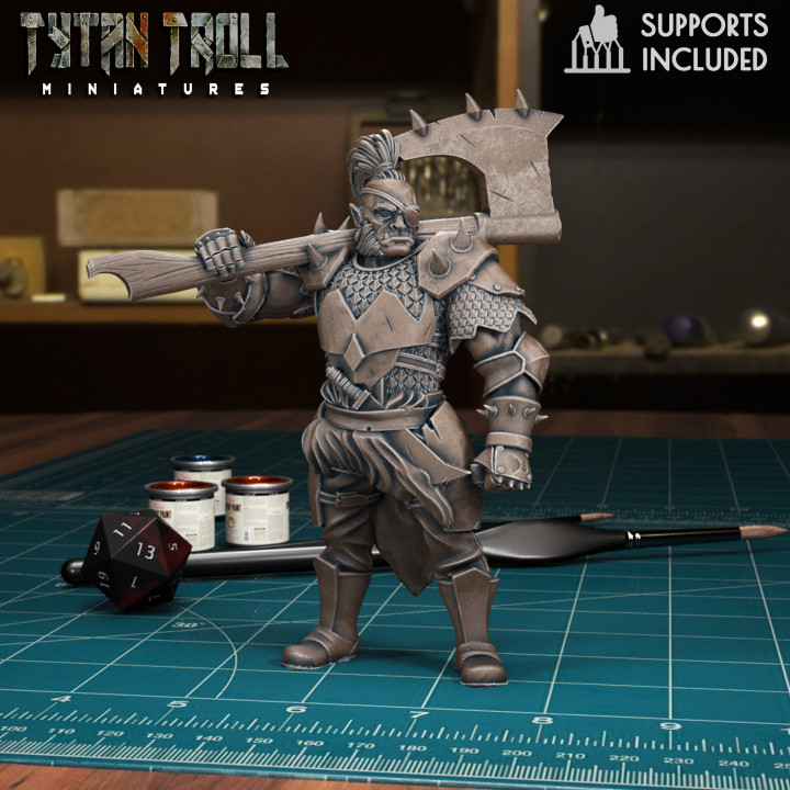 3D Printable DnD Heroes Fighters Bundle [Pre-Supported] by TytanTroll ...