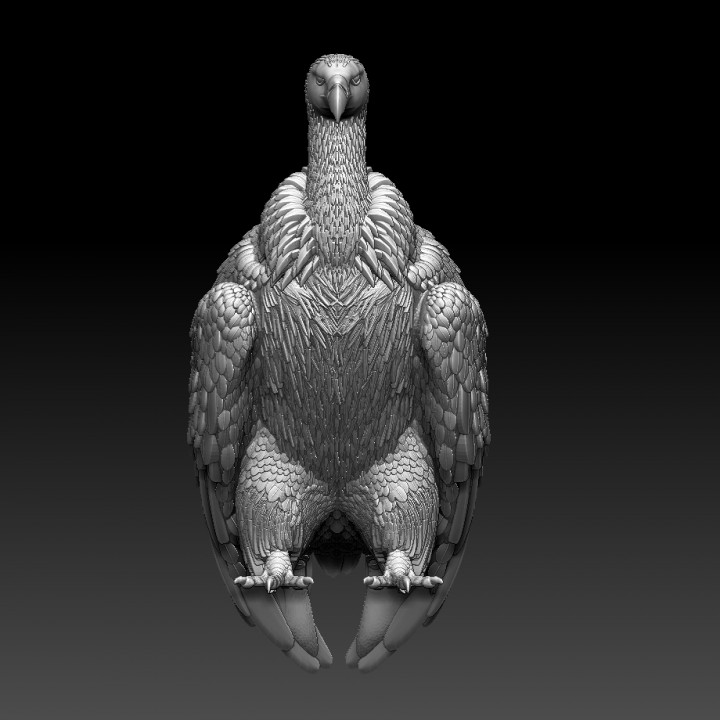3D Printable vulture by Dmitry Tishchenkov