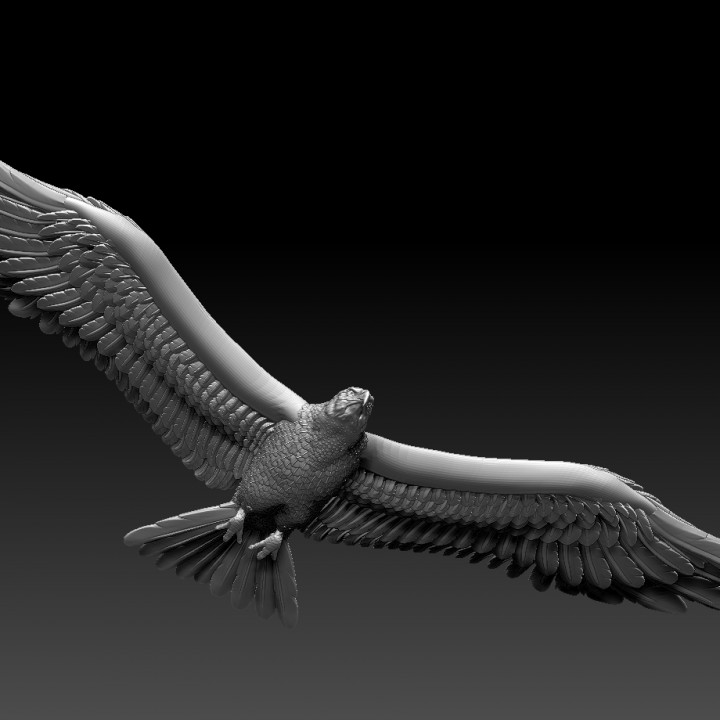 3D Printable eagle by Dmitry Tishchenkov