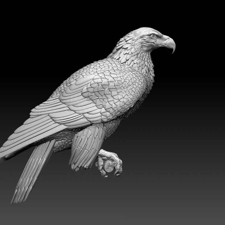 3D Printable eagle by Dmitry Tishchenkov