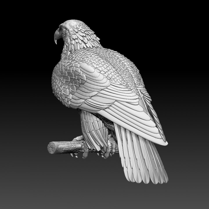 3D Printable eagle by Dmitry Tishchenkov