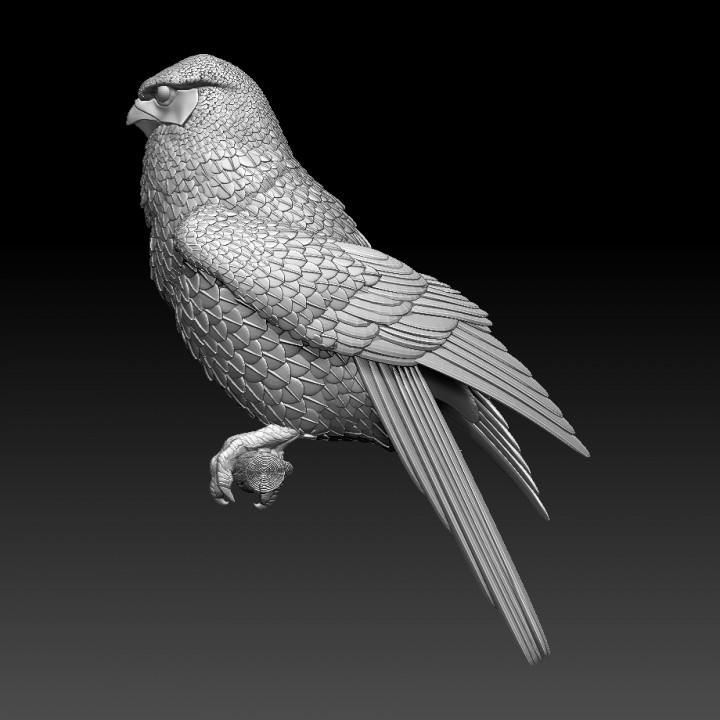 3D Printable bird by 3Dimontis