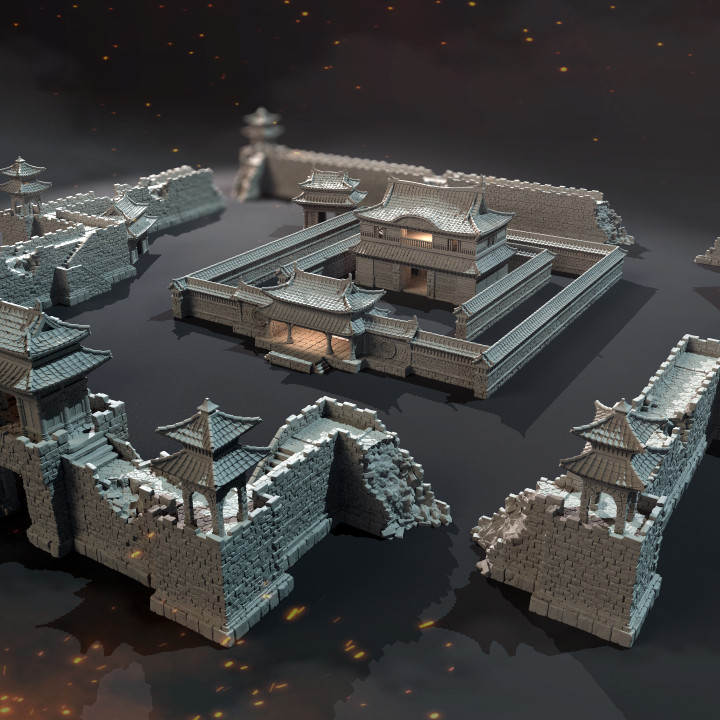 3D Printable -Sunrise Castle Assault- Project by forgottenlootstudio