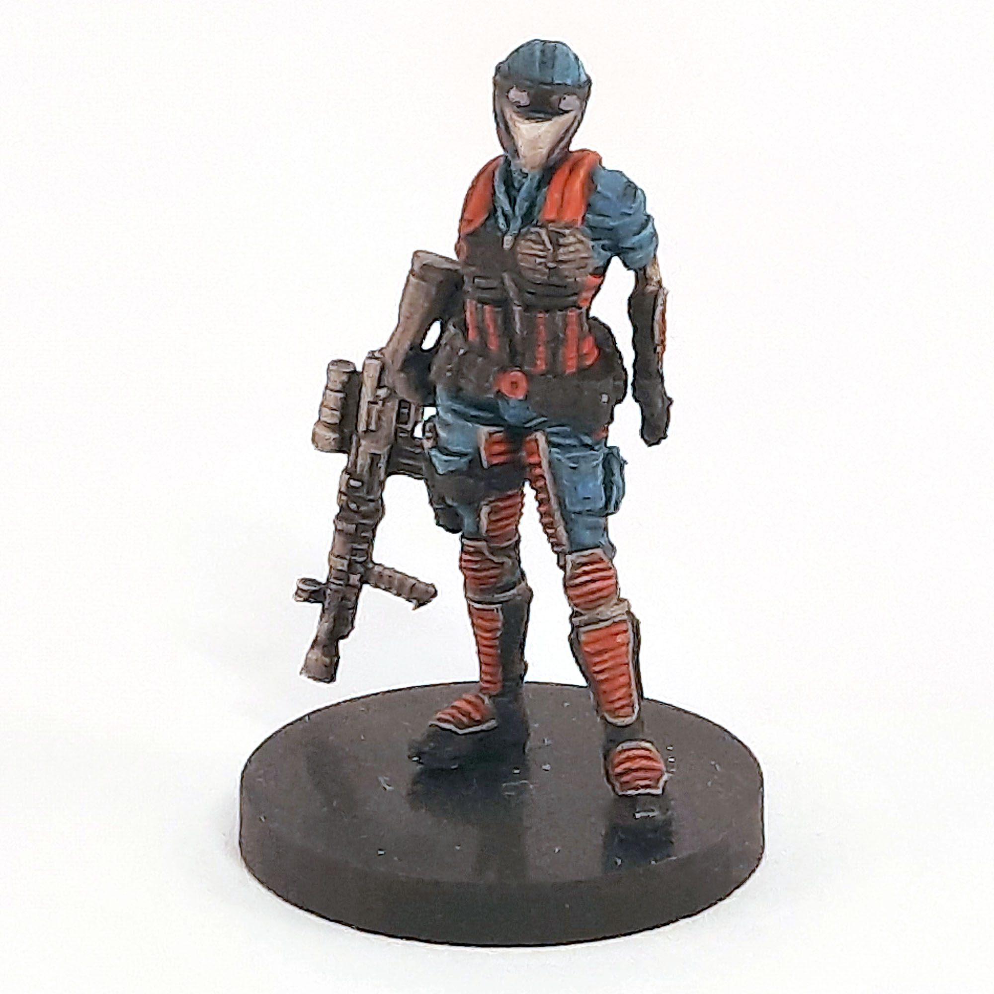 3D Printable Elite 'Cartoon' Trooper, Female Pose 1 by Dark-Platypus Studio