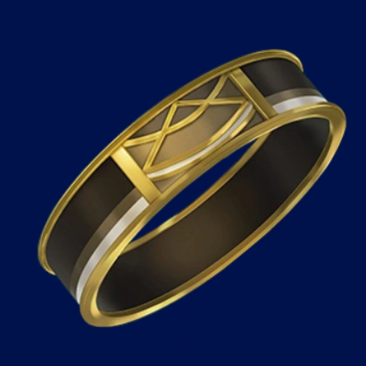 3D Printable Bracelet of the Strategist - Fire Emblem Engage Emblem ...