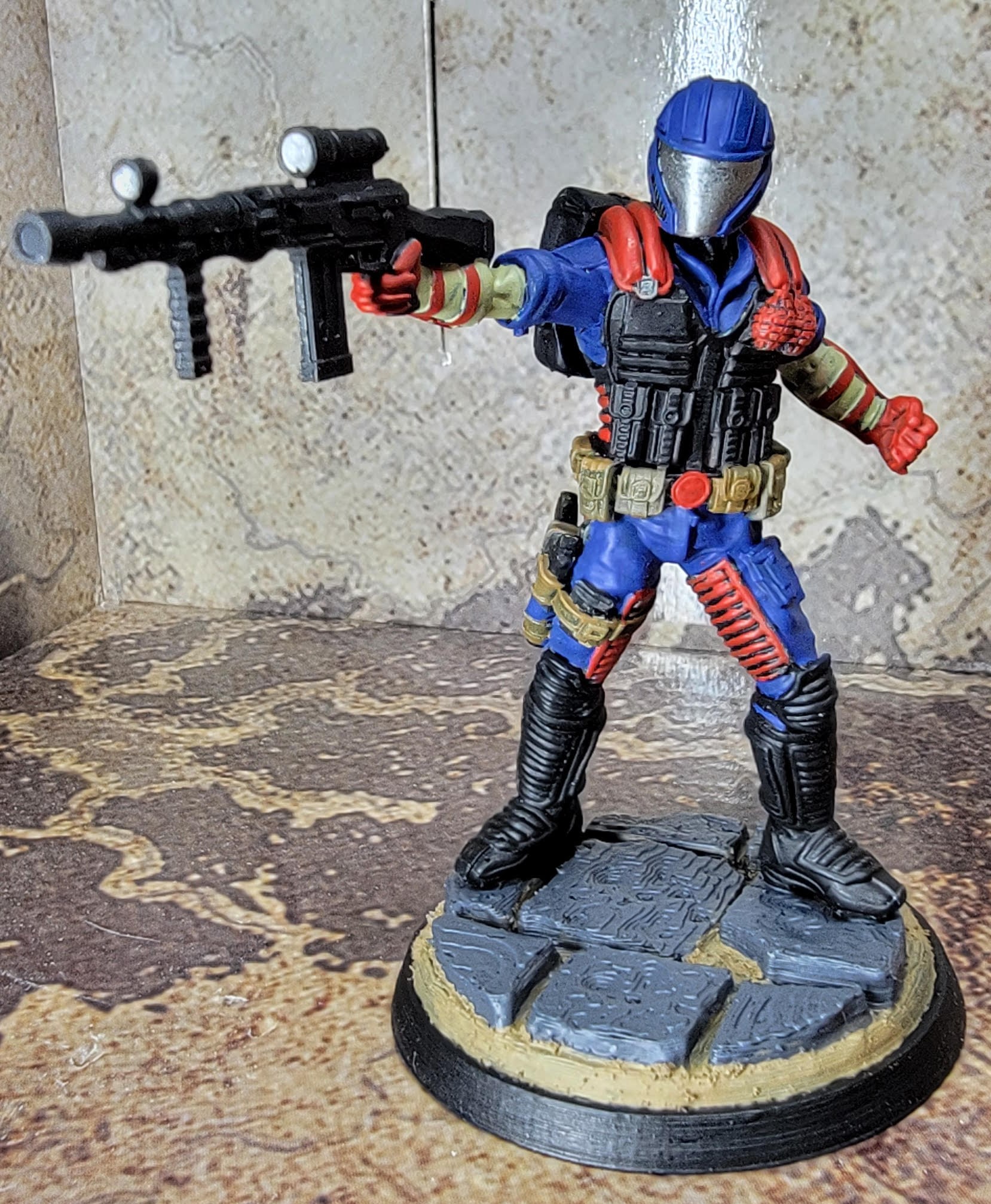 3D Printable Elite 'Cartoon' Trooper, Male Pose 2 by Dark-Platypus Studio