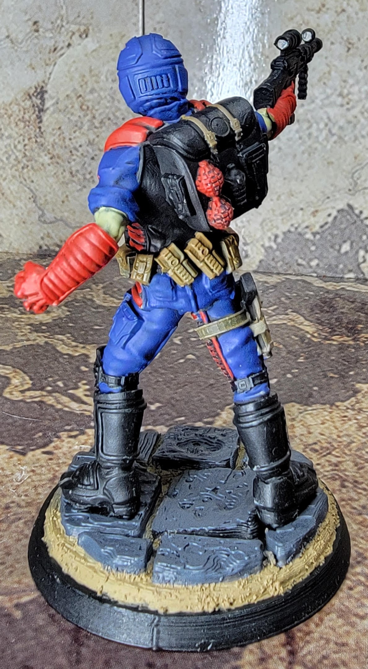 3D Printable Elite 'Cartoon' Trooper, Male Pose 2 by Dark-Platypus Studio