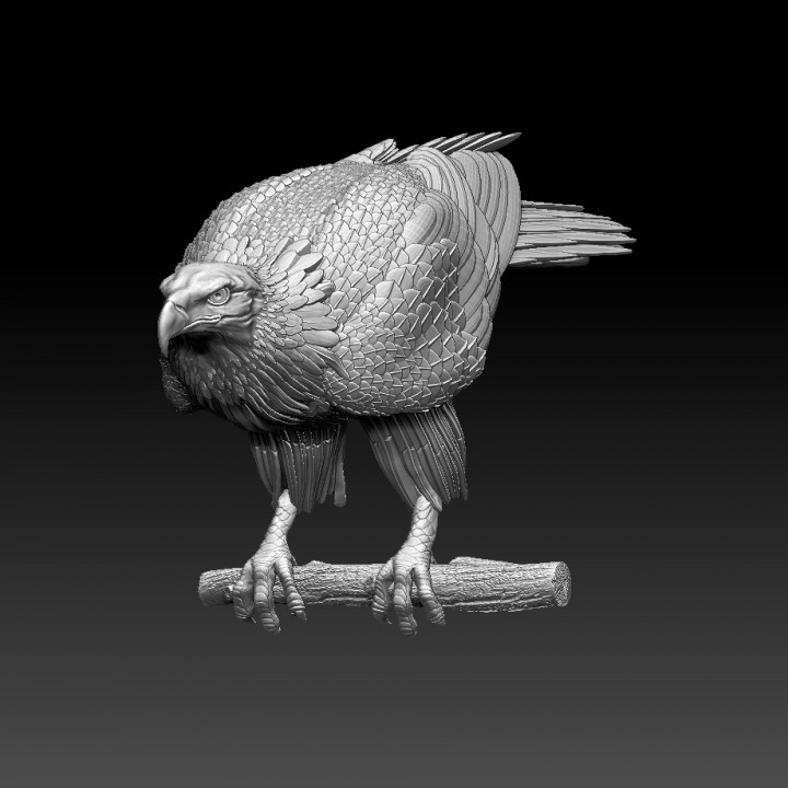 3D Printable eagle by Dmitry Tishchenkov
