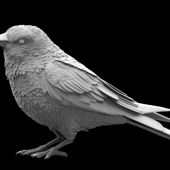 3D Printable bird by 3Dimontis