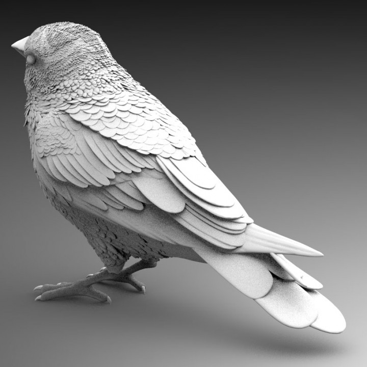 3D Printable bird by 3Dimontis