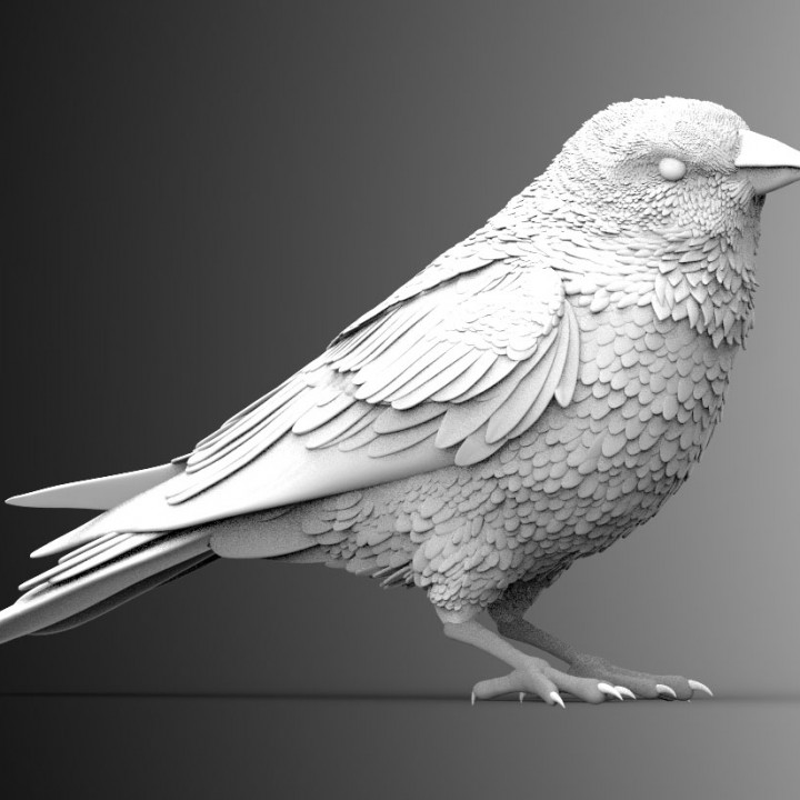3D Printable bird by 3Dimontis
