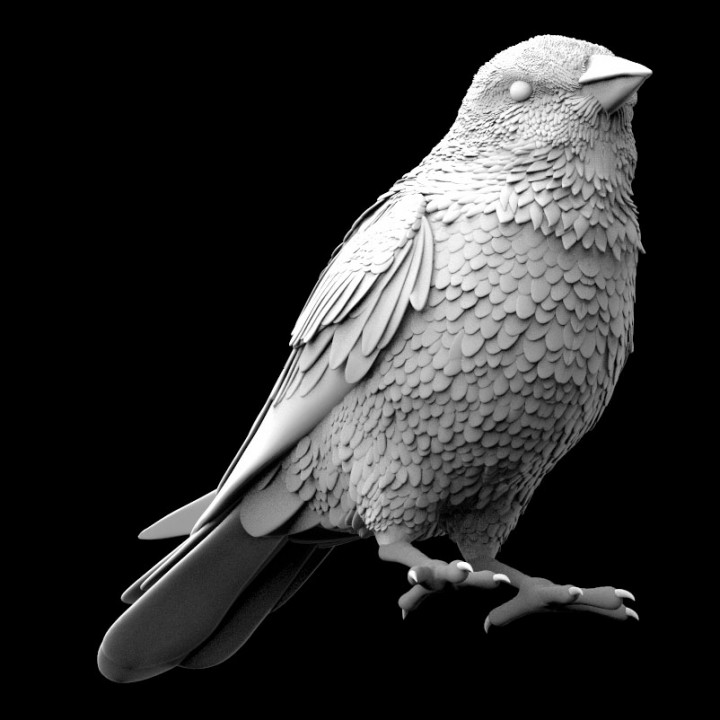 3D Printable bird by Dmitry Tishchenkov