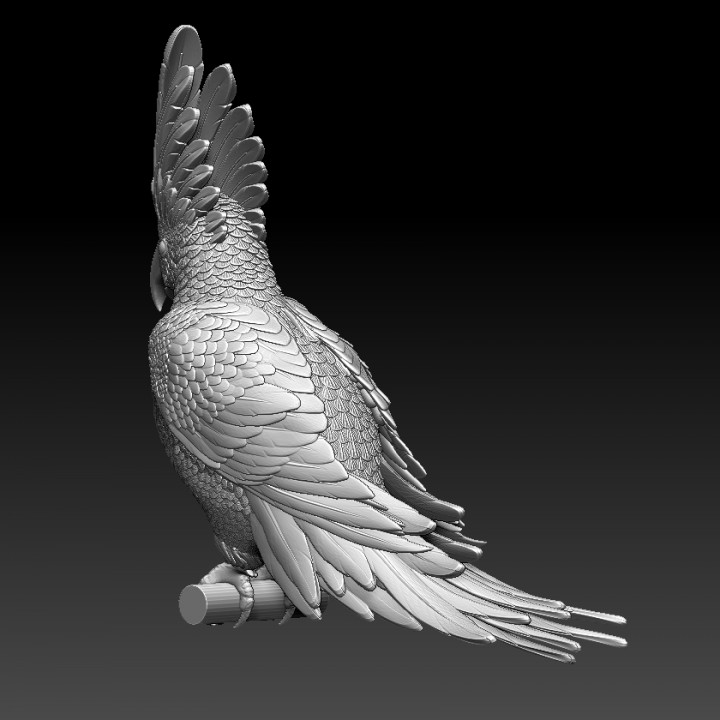 3D Printable parrot by Dmitrii Tishchenkov