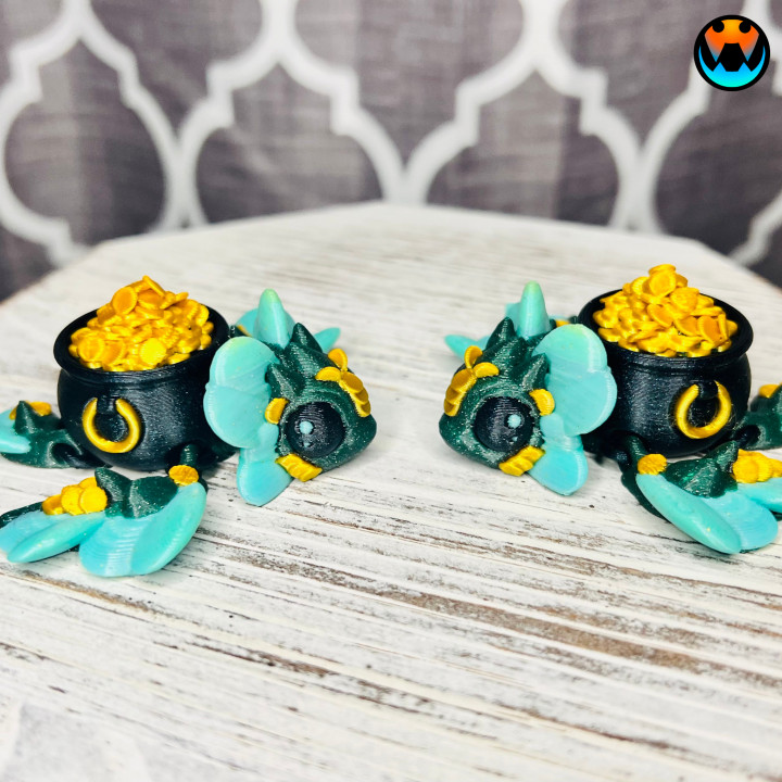 3D Printable Luckurtle, Lucky Turtle, St. Patrick's Day Turtle by ...