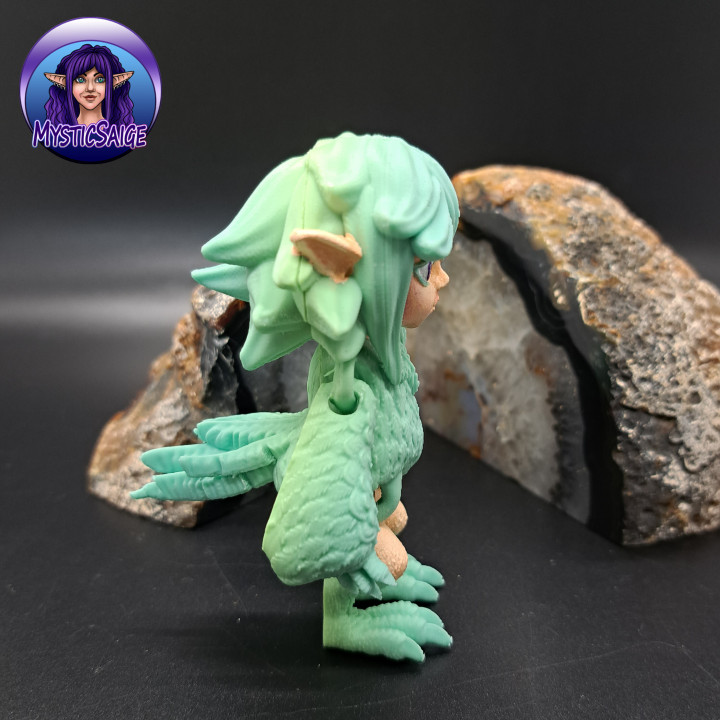 3D Printable Baby Harpy 2 by MysticSaige